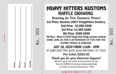 Raffle Ticket Templates - Raffles For Less